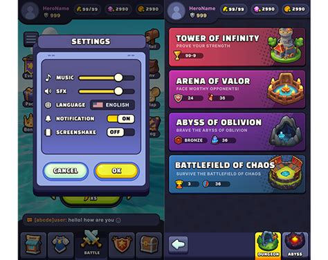 Casual Rpg Ui Kit By Indigolay