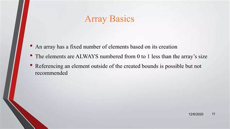 Arrays And Strings Pptx
