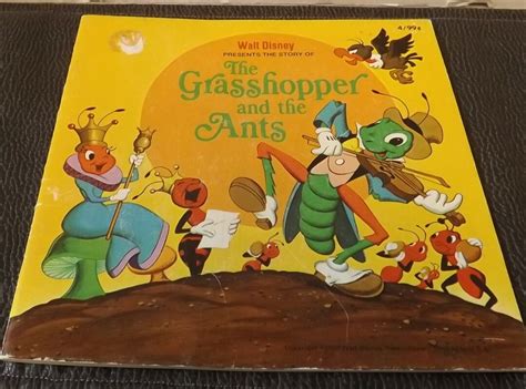 Walt Disney Story Of The Grasshopper And The Ants See Etsy Australia