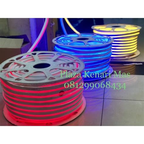 Jual Lampu Led Neon Flex 50m 50 Meter Lampu Led Strip Selang Susu Neon Flex Neon Sign Flexible