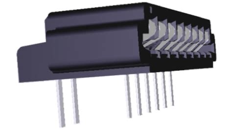 5 487508 7 Te Connectivity Trio Mate 2 54mm Pitch 8 Way Right Angle Female Fpc Connector Top