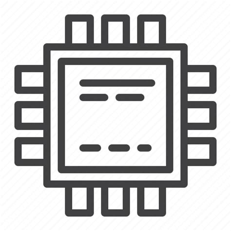 Chip Electronics Technology Circuit Icon Download On Iconfinder