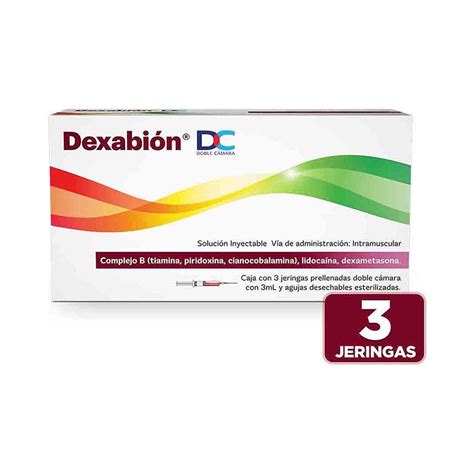 Dexabion Doble Cámara 3ml 3 Jeringas