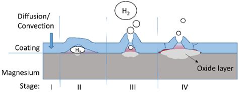 Schematic Representation Of The Interaction Of Dense Coating With