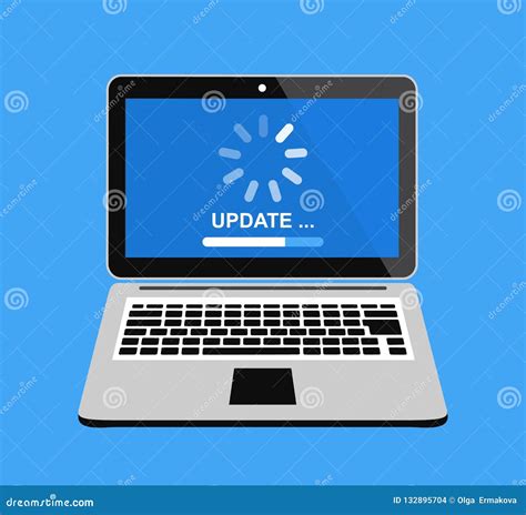 update software upgrade computer program version concept synchronization icons made with