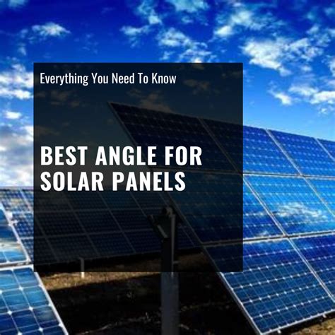 Best Angle For Solar Panels Shopsolar Complete Solar Kits Lifetime