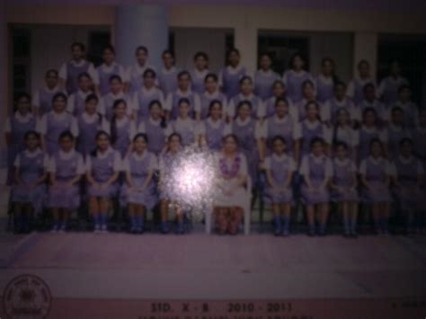 Class X B Batch 2010 2011 Mount Carmel Ahmedabad