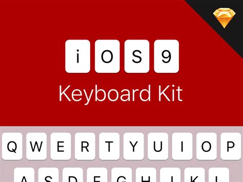 IOS 9 Sketch Keyboard Kit Freebie Download Sketch Resource Sketch Repo