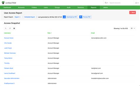 How To Create User Access Report In Pam Securden Unified Pam Admin Guide