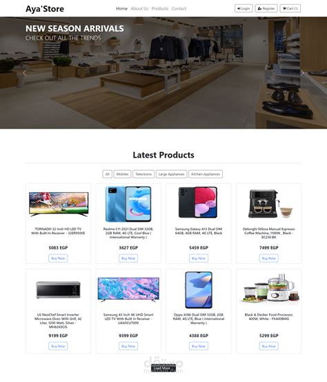 React Ecommerce مستقل