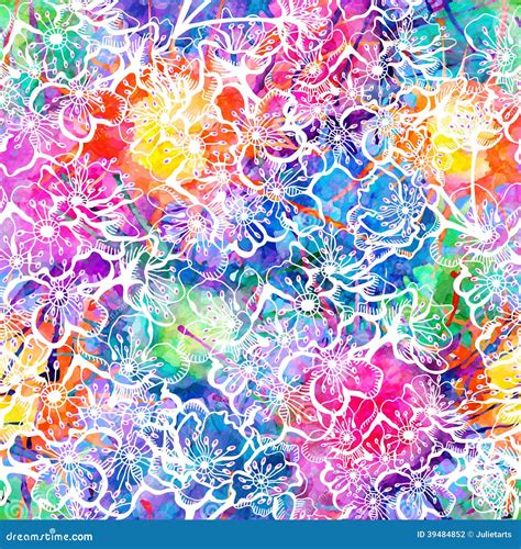 Sakura Seamless Pattern Background Vector Eps10 Stock Vector Illustration Of Ornament