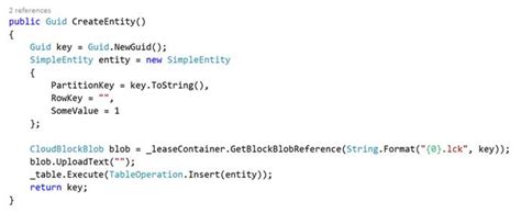 How To Lock Item In Azure Storage Table To Allow Only One Azure Function To Access Its Data At A