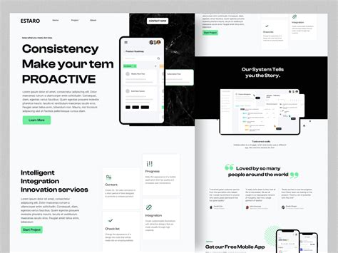 saas landing page by nizam on dribbble