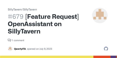 Feature Request Openassistant On Sillytavern · Issue 679