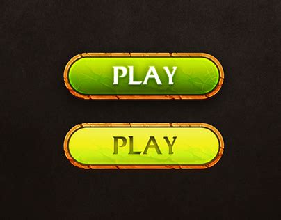 Game UI Buttons Set