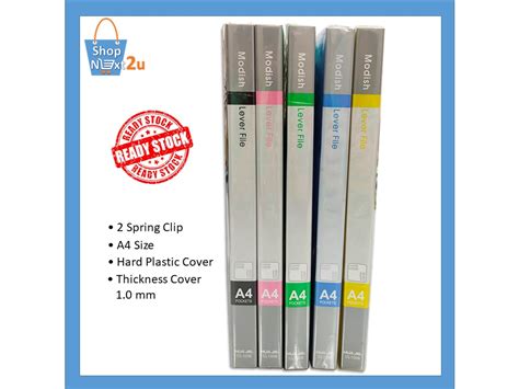 A4 Plastic File Lever Spring File Pp Lever File Pp File Spring