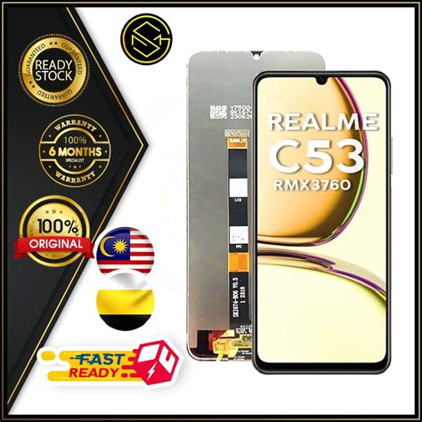 Lcd Oppo Realme C53 Rmx3760 Narzo C53 Rmx3761 Original Lcd Display Touch Screen Digitizer