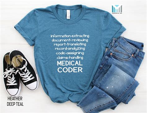 Medical Coder T Shirt Medical Coder Shirt With Saying Etsy