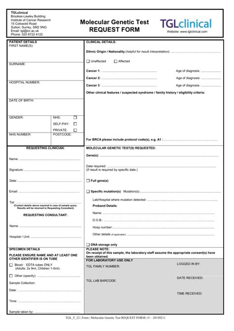 Nsw Health Genetic Test Consent Form At Winnie Norris Blog