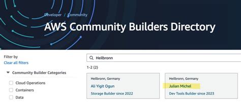 Julian Michel On Linkedin Aws Heilbronn Aws Awscommunity Awscommunitybuilders