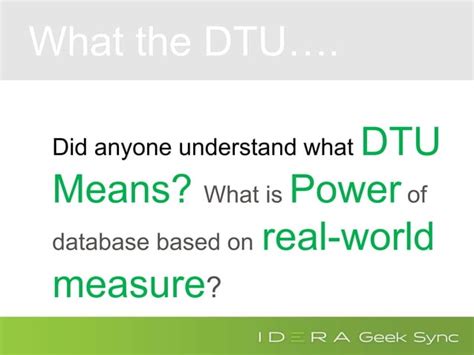 Geek Sync Azure Sql Database Performance Tuning Ppt