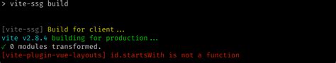 `idstartswith Is Not A Function` Error With `vite Ssg` Build · Issue 60 · Johncampionjrvite