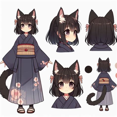 Japanese Catgirls By Phuramaiart On Deviantart