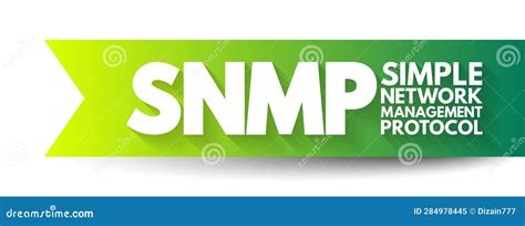 Snmp Simple Network Management Protocol Is An Internet Standard