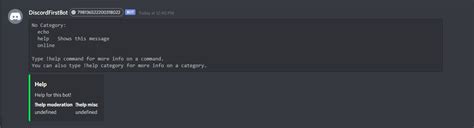 Discordpy Rewritedelete Standard Help Command Stack Overflow