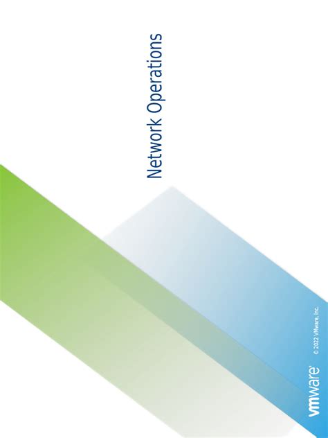Module 4 Network Operations Vmware Vsphere Operate Scale And Secure V80 Pdf