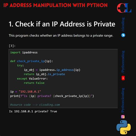 Python Coding On Linkedin Ip Address Manipulation With Python Free
