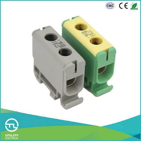 Utl DIN Rail Mounting Distribution Aluminum Connector Terminal Block China Terminals And