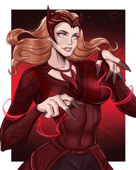 Scarlet Witch Wanda Maximoff Scarlet Witch Marvel Marvel Вселенная Марвел Fan