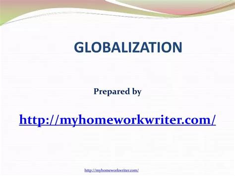 PPT Globalization PowerPoint Presentation Free Download ID