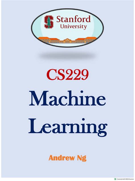 Machine Learning Andrew Ng Pdf