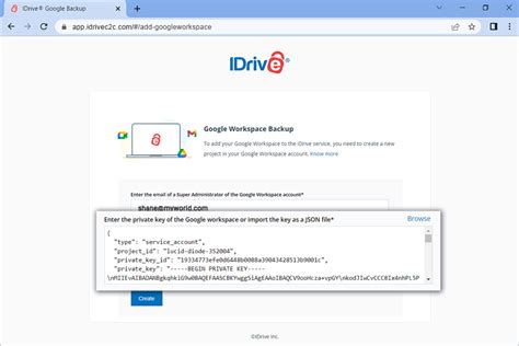 IDrive Google Workspace Backup Startup Guide