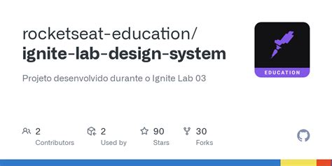 GitHub Rocketseat Education Ignite Lab Design System Projeto Desenvolvido Durante O Ignite Lab