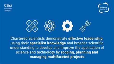 What Is A Chartered Scientist Science Council Posted On The Topic Linkedin
