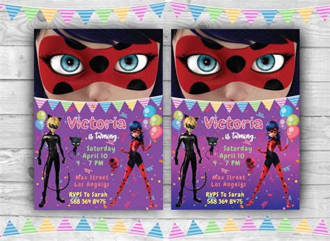 Miraculous Ladybug Personalised Birthday Card Bsiqla