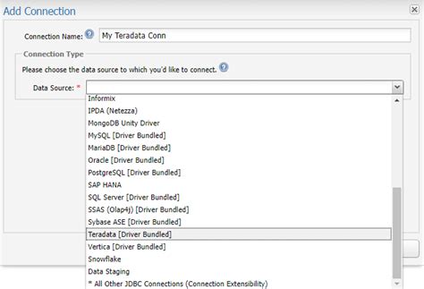 configuring connections teradata customer support