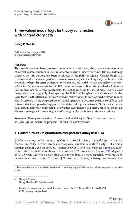Three Valued Modal Logic For Theory Construction With Contradictory Data