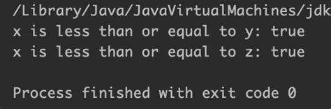 relational operators in java with examples