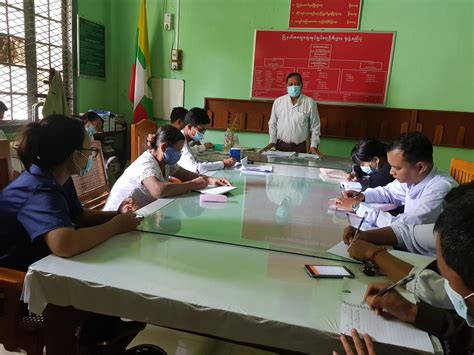 ရေတာရှည်မြို့နယ်တွင် မဲဆန္ဒရှင်စာရင်းများ ပြည့်စုံမှန်ကန်ရေးအတွက် လုပ်ငန်းညှိနှိုင်း အစည်းအဝေး က