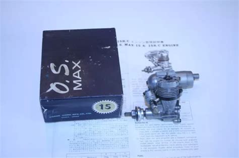 OS MAX 15 R C Nitro Engine With Original Exhaust Box And Instructions 34 95 PicClick UK