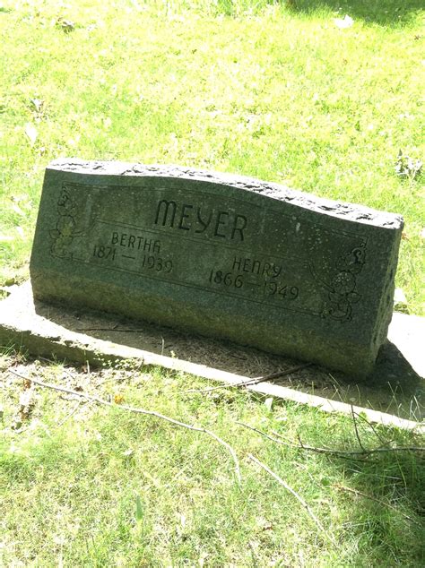 Bertha Anna Schmidtke Meyer 1871 1939 Memorial Find A Grave