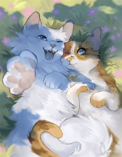 Brightheart X Cloudtail By Stealingdreamms On Deviantart