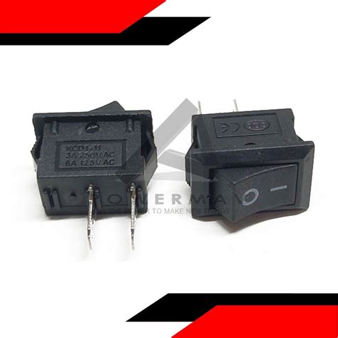 2PCS ROCKER SWITCH 3A 250V PowerMav Electronics Store