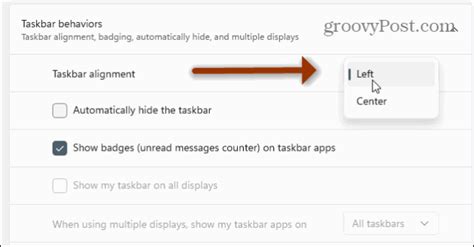 How To Move The Windows 11 Start Button Menu To The Left Corner
