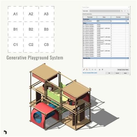 3d Model Revit Generative Playground Toffu Co