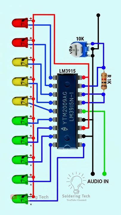 Vu Meter Music 🎵 Reactive Lights Circuit Lights On Music